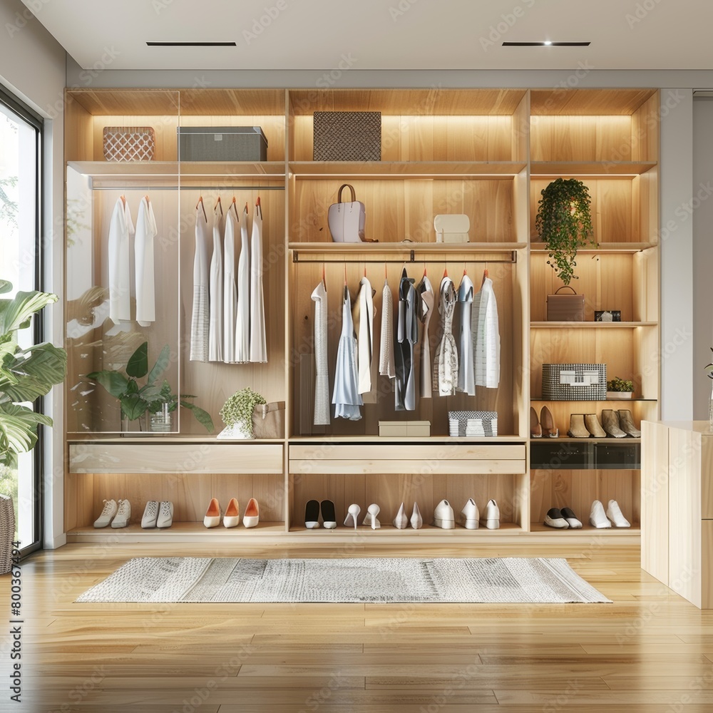 Modern design Dressing Room With Walk In Closet home interior design ...