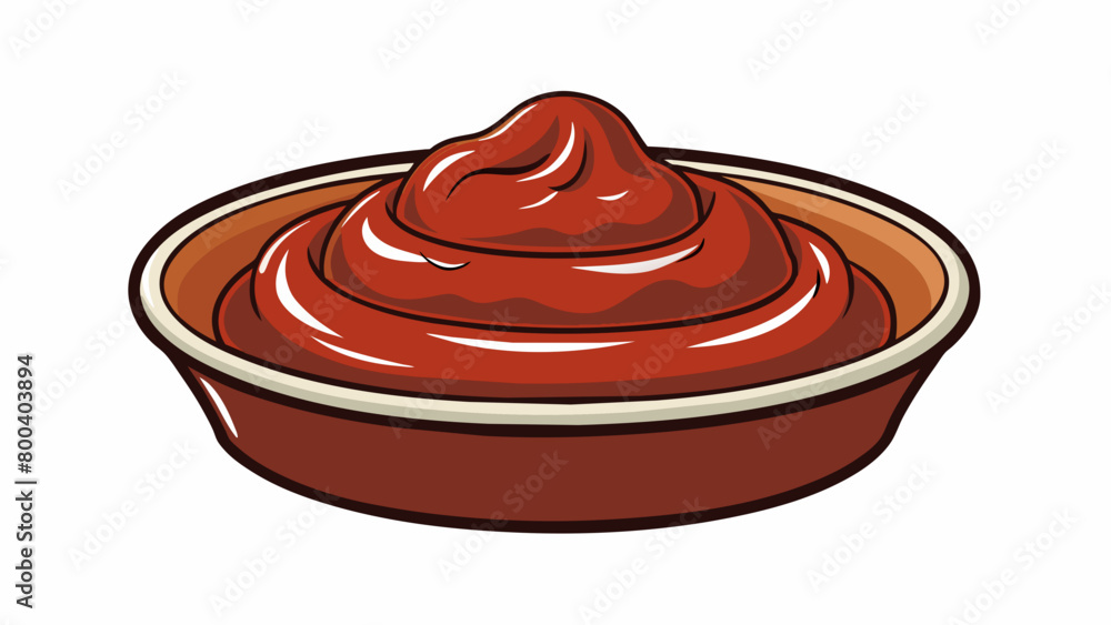 A deep dark brown sauce with a thick chunky consistency. Its complex ...