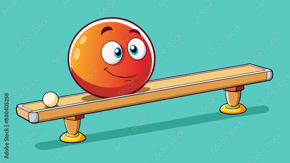 A perfectly balanced sphere with a smooth uniform surface designed to ...