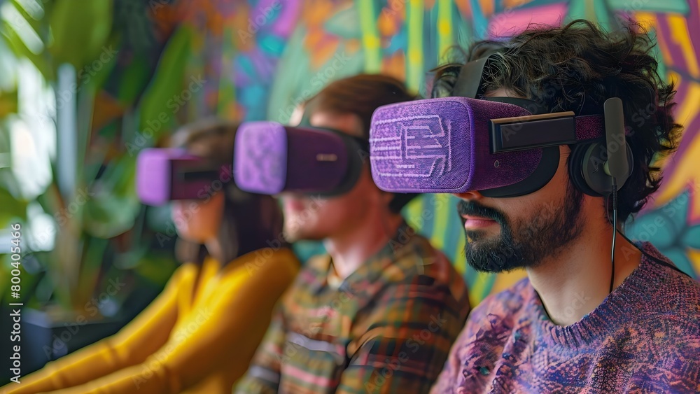 Team uses VR headset to brainstorm and visualize ideas in virtual ...