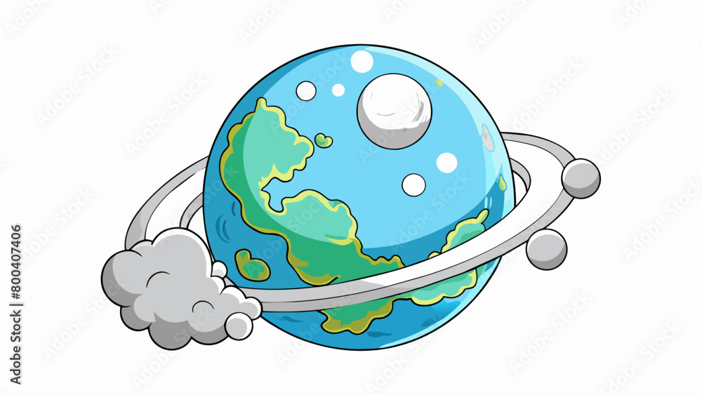 Finally the last illustration features a view of the solar system from ...