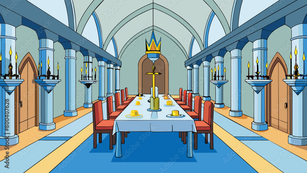 Inside the castle the Great Hall was a sight to behold. High ceilings ...