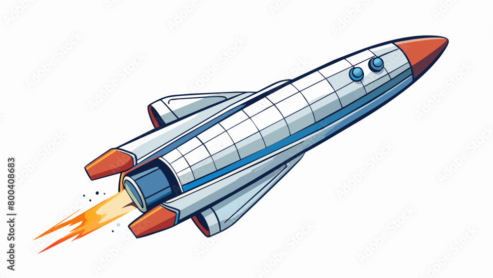 When in motion the shuttle displays a graceful and erratic flight ...