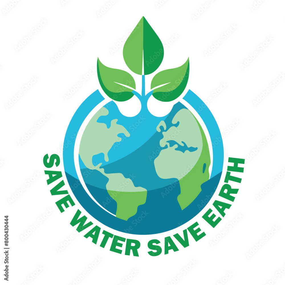 Adobe IllustEvery Drop Counts Save Water Save Earth | Save Lives Water ...