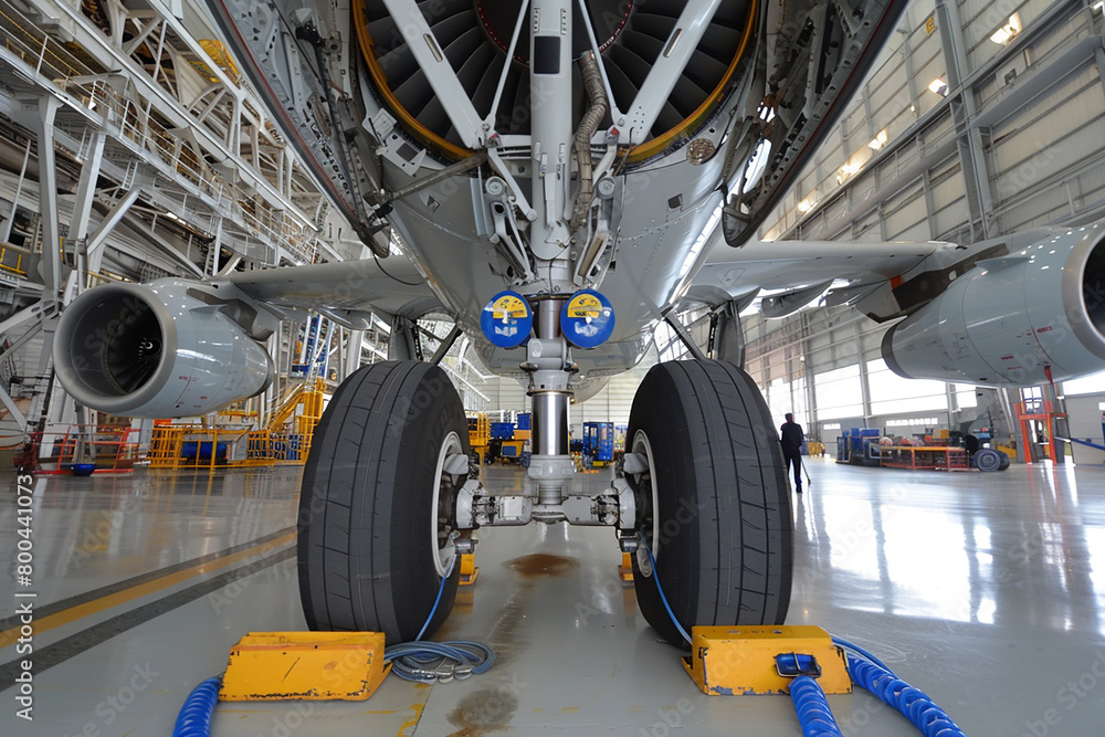 Main wheel of aeroplane gear wheel aircraft Stock Photo | Adobe Stock