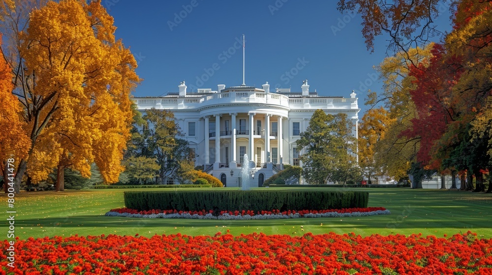 Explore the historic White House, a must-see with its iconic facade and ...