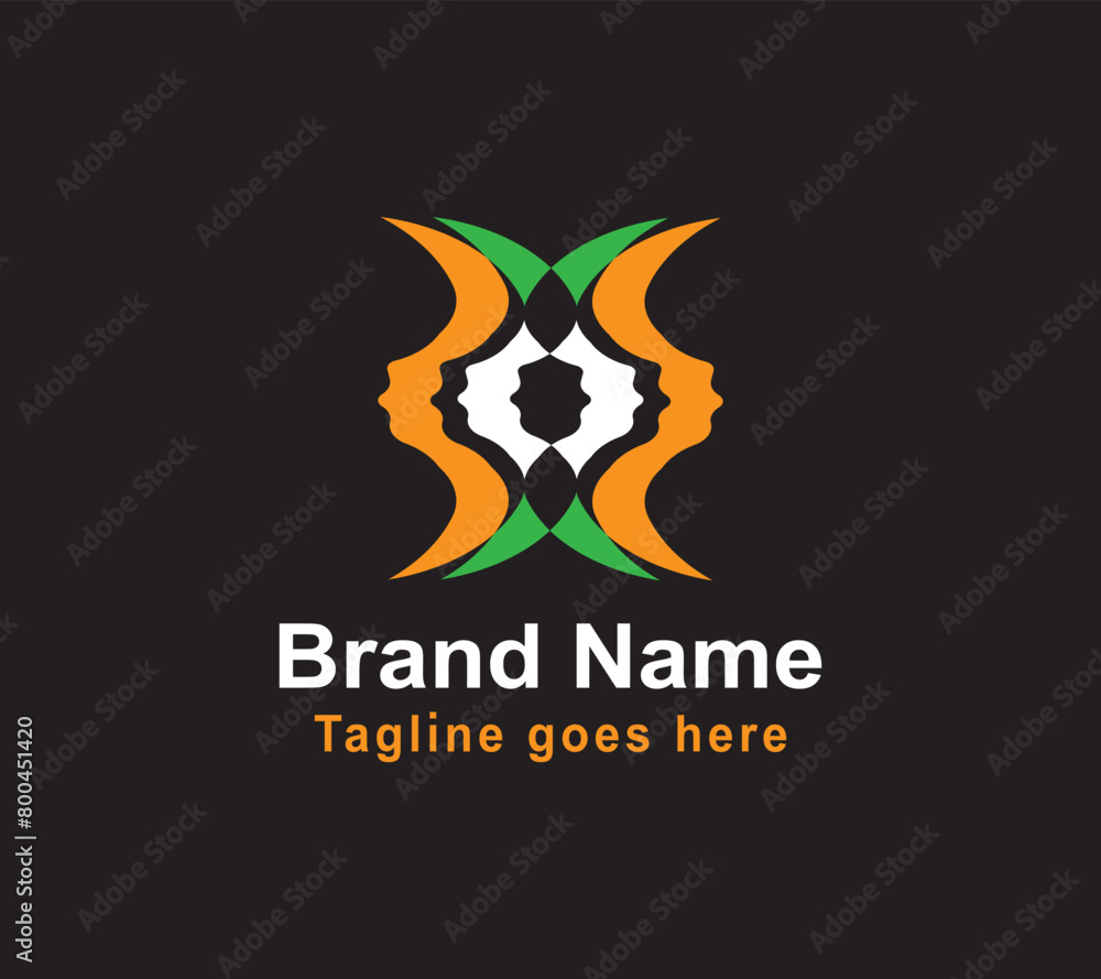 Modern logo. EPS file. Editable Color. CMYK Color mode. Free Font used ...