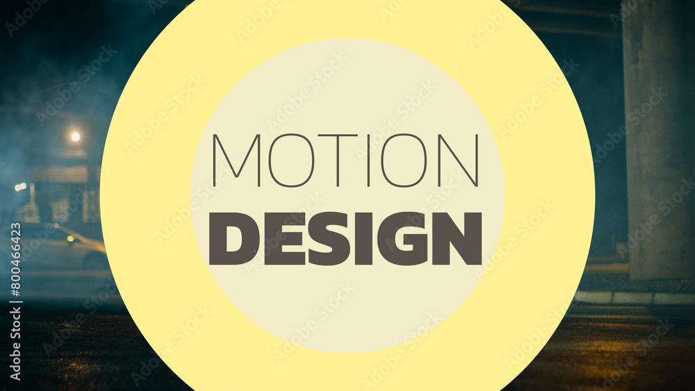 Interactive Typography Set | Animated Titles with Control Panels Stock ...