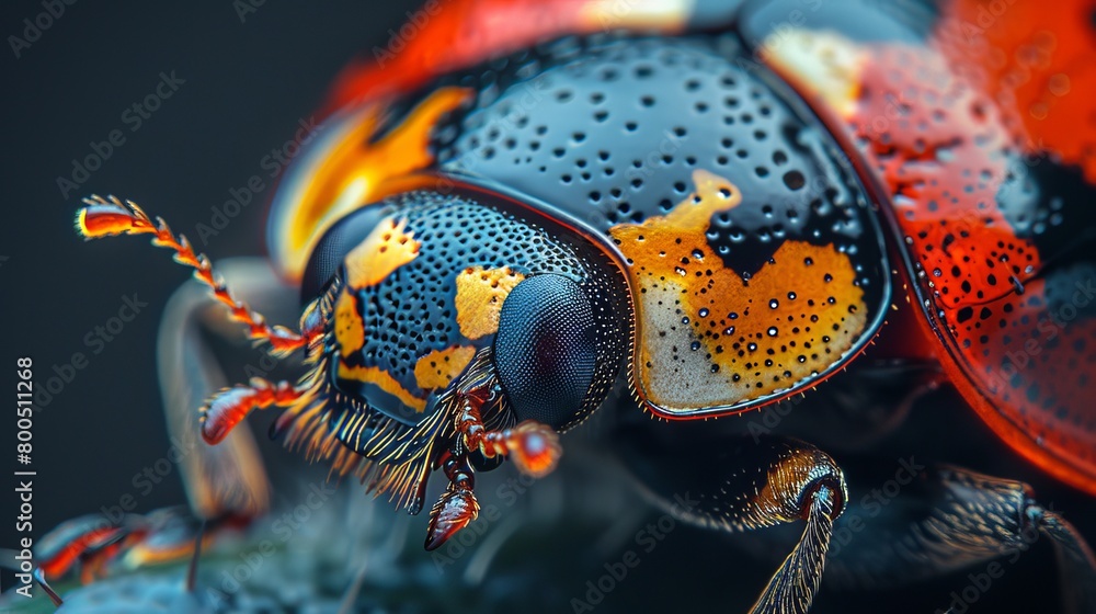 Ladybug Details Zoom in on the vibrant colors and spots of ladybugs ...
