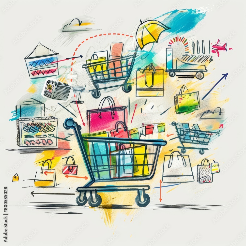 Comparing prices across different stores is visualized in an ...