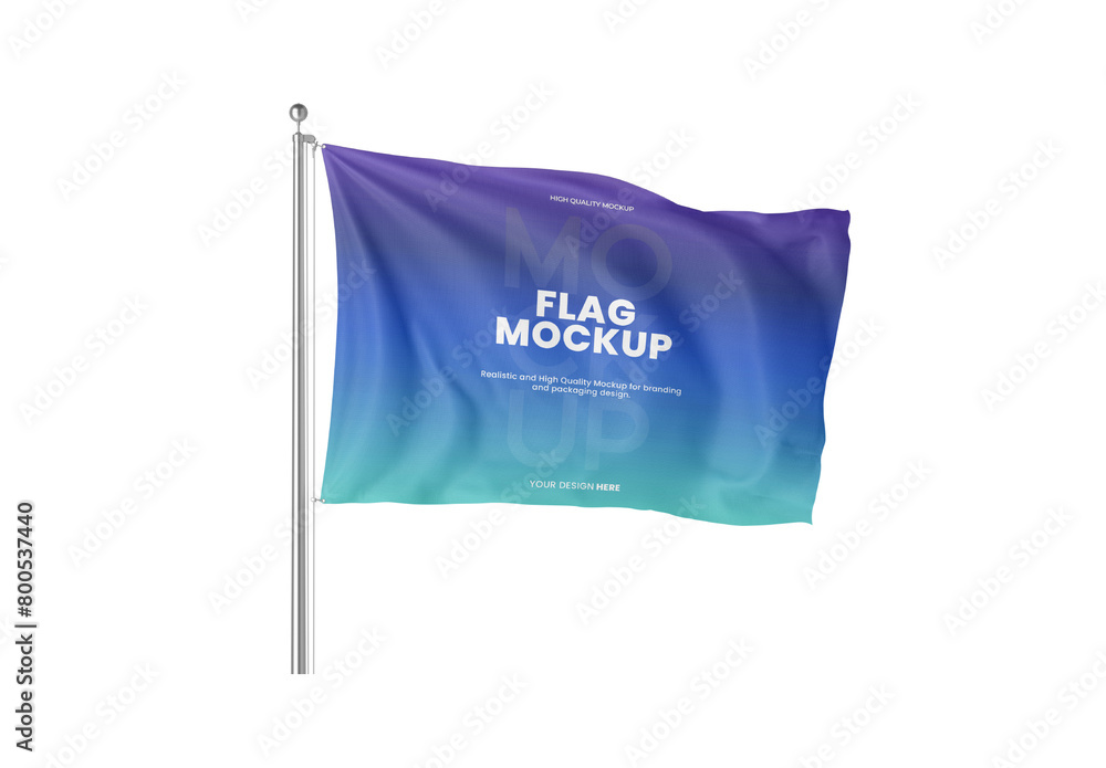Flag Mockup Stock Template | Adobe Stock