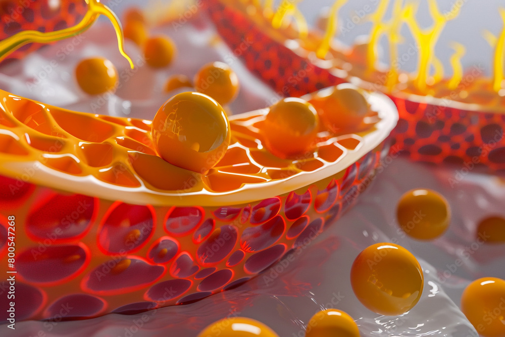 3D infographic comparing the structure and function of HDL and LDL ...