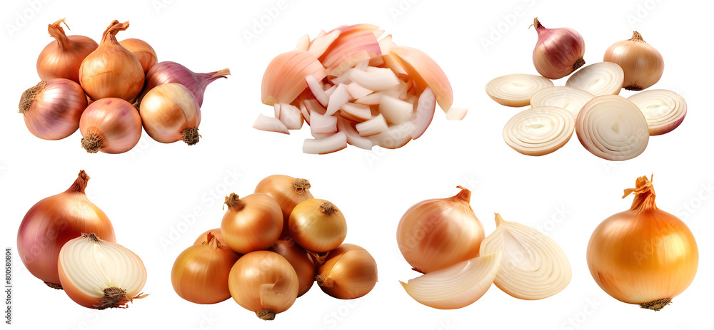 Yellow onion onions vegetable, many angles and view side top front ...