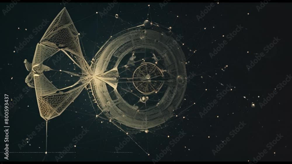 illustration of an explosion of unicellular alien cell tissue Stock ...