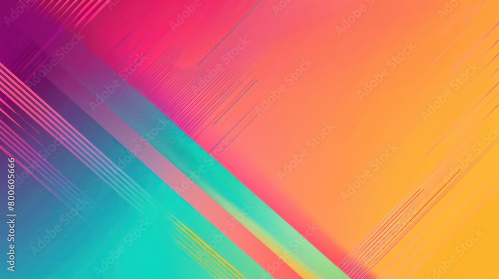 This image captures a visual symphony of bold gradient colors and ...