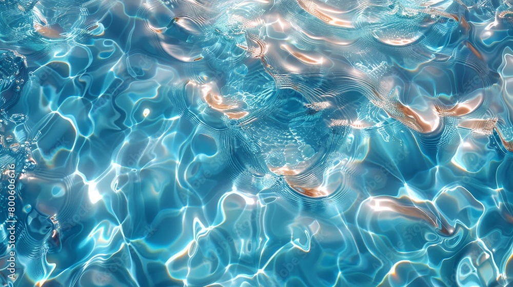 Water pool texture bottom modern background, ripples and waves. Summer ...