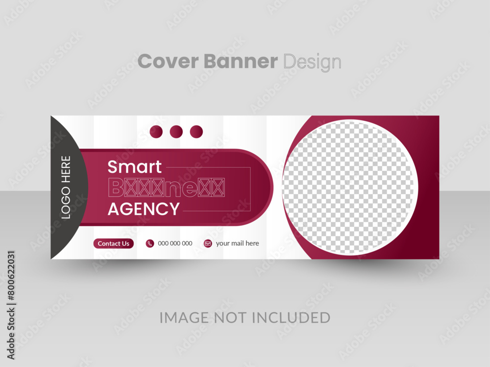 facebook cover design, modern stylish facebook cover design, editable ...