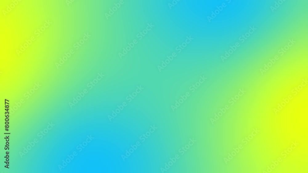 Blue and yellow gradient background. Animation of moving abstract blur ...