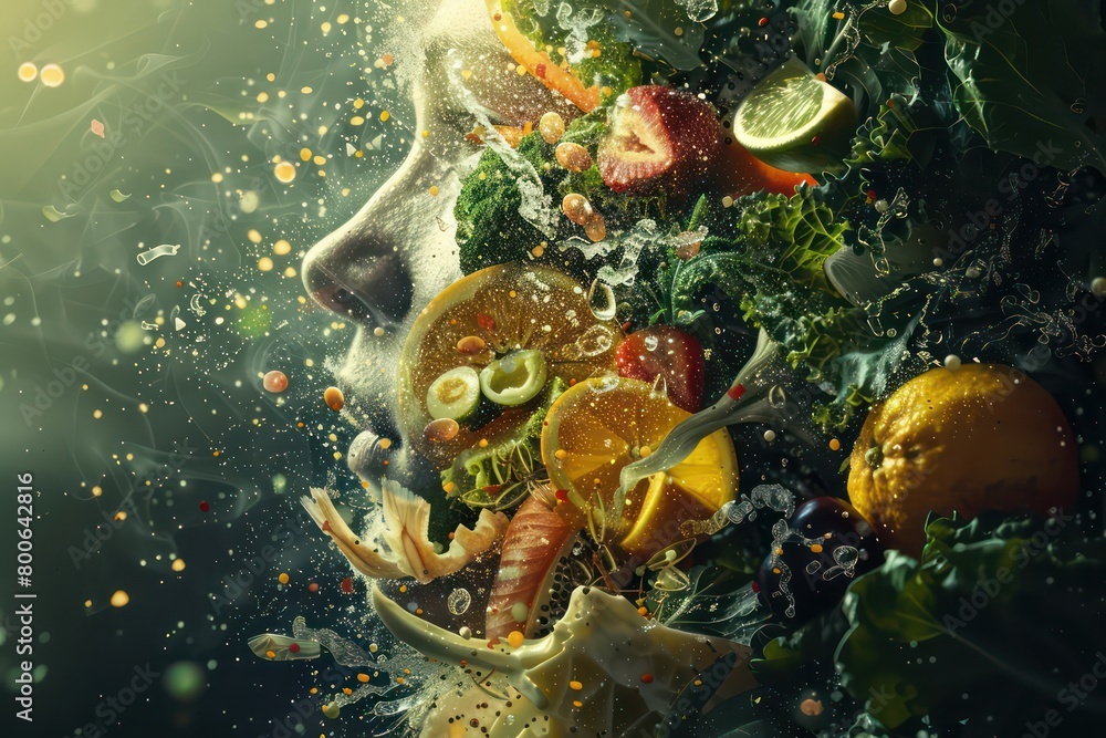 wallpaper representing in some way the human metabolic system and ...