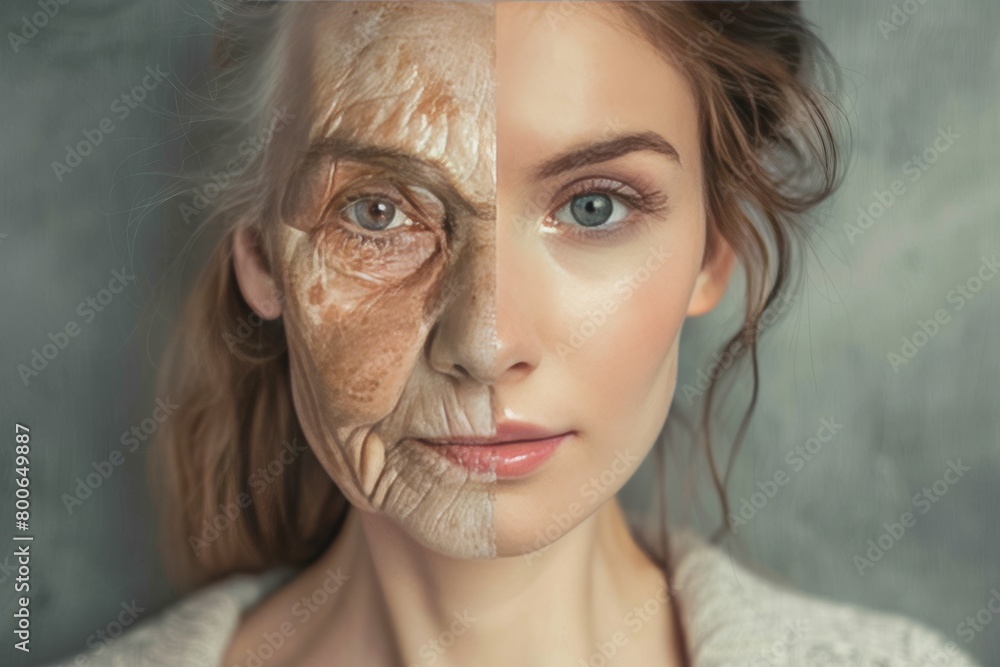 Old and young generations are contrasted through visual age divides ...