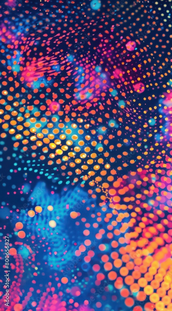 a pixelated background with abstract dots, in the style of light azure ...