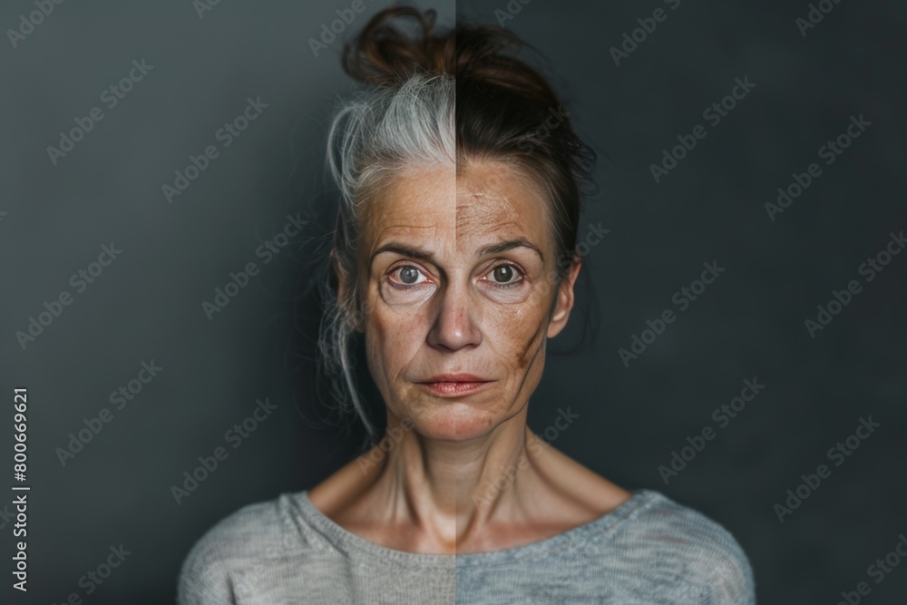 Before and after skincare transitions highlight skin protection and ...