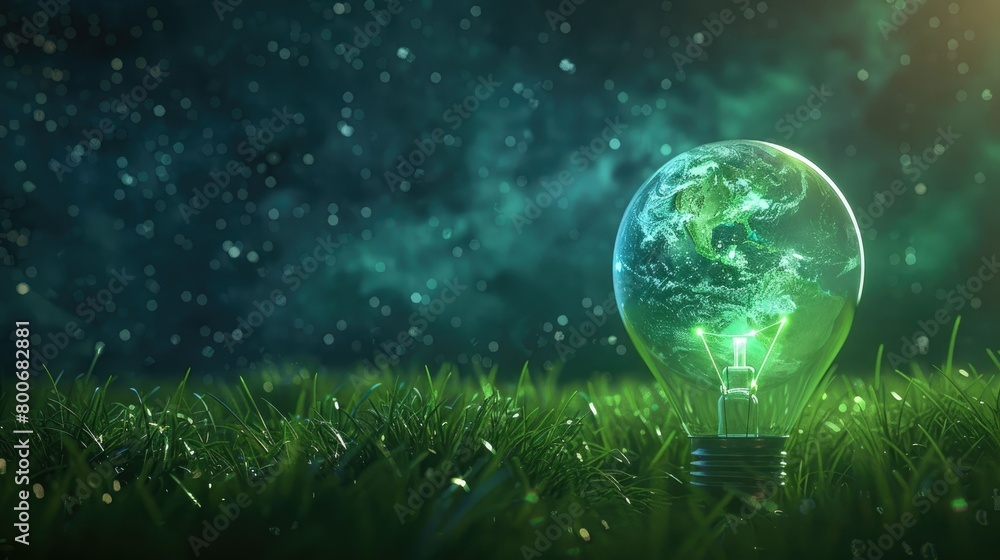 light bulb with smart thinking and environmentally friendly measures to ...