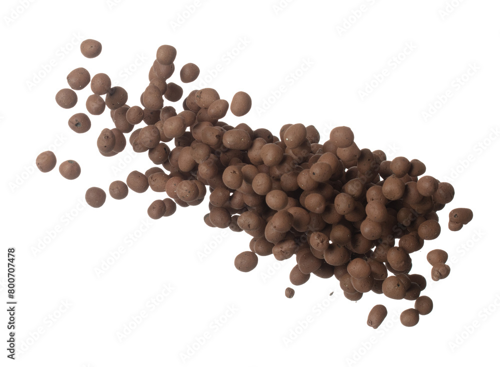 Clay Drainage big size ball pour fall down, explosion in air. Clay ...