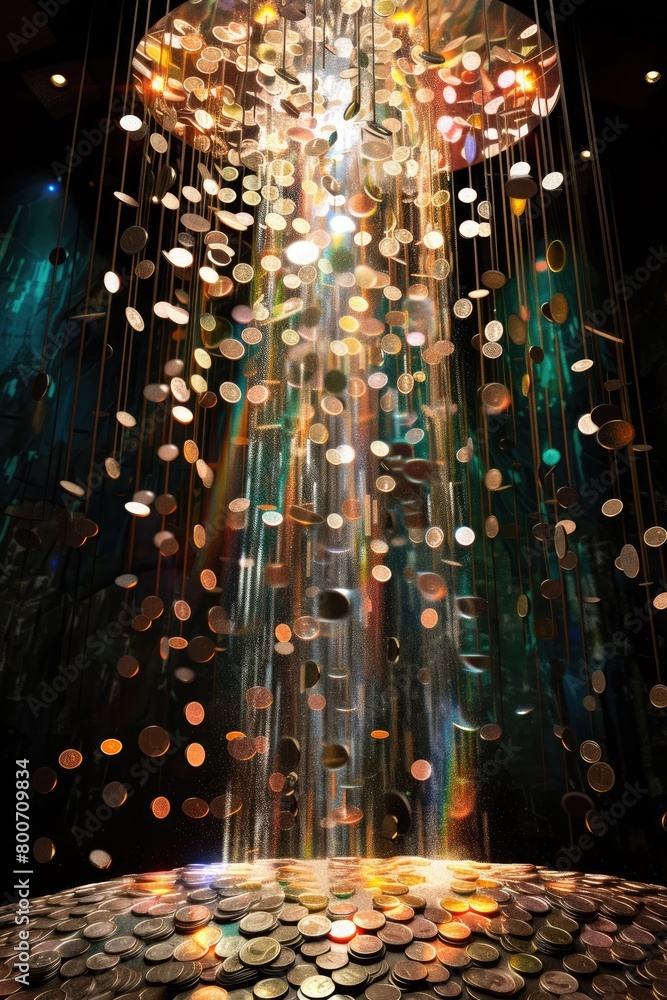 Money Falling Through Hole 💸 Currency Concept Illustration 🕳️ Cash ...