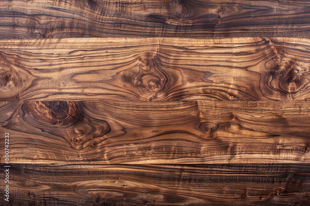 Nature-Inspired Walnut Wood Panel and Table: Detailed Grain Patterns ...