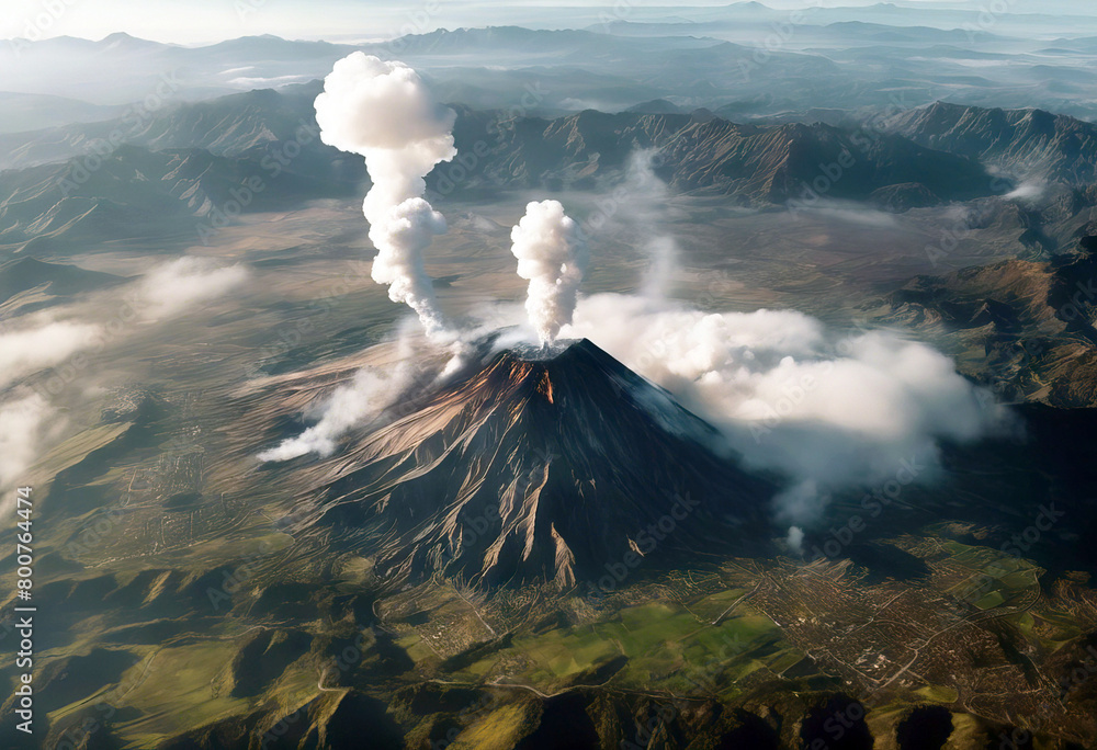 'background Nature view aerial range Earth image fog Location satellite ...