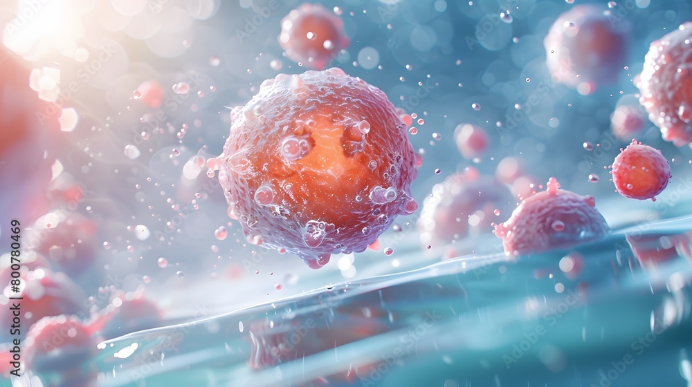 Rendering of a 3D concept for an oncology treatment that effectively ...