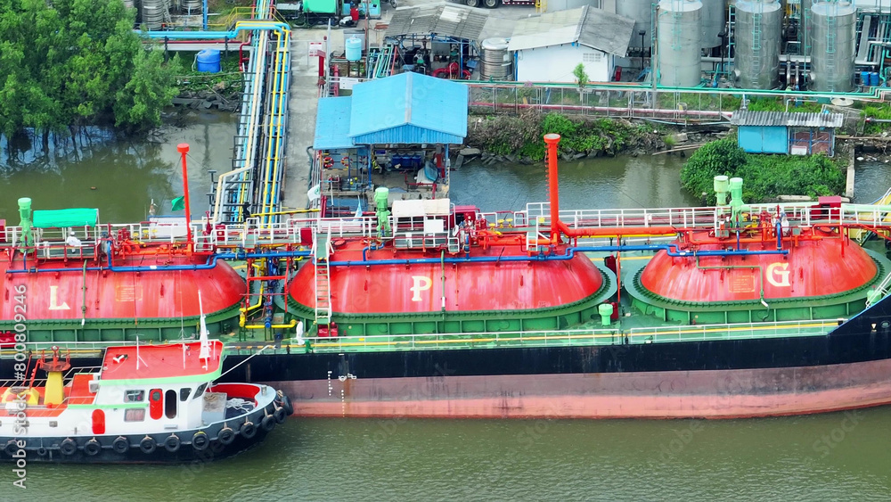 The gas tanker, a marine colossus, epitomizes technological prowess ...