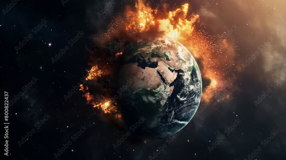 Apocalypse Now: Earth's Fiery Demise Under the Scorching Grasp of ...