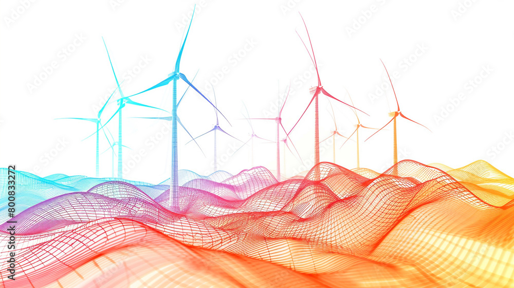 Visualize the integration of renewable energy sources like solar and ...