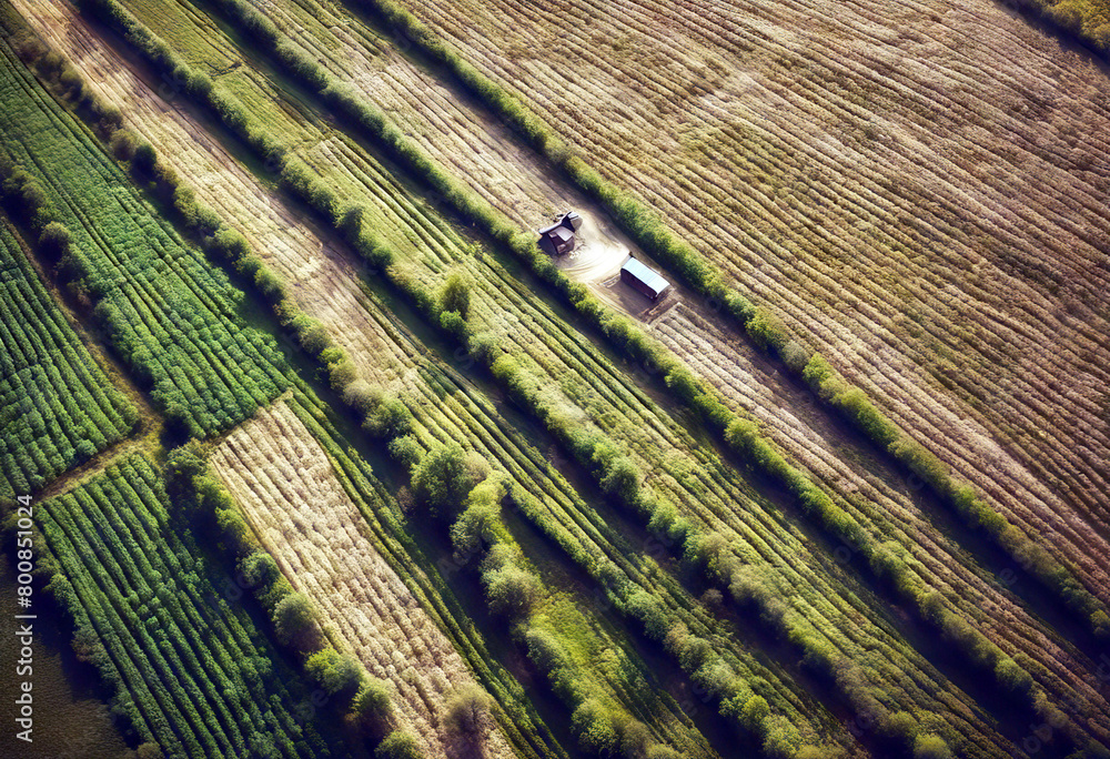 'overhead photo aerial field Fallow farm Background Pattern Abstract ...