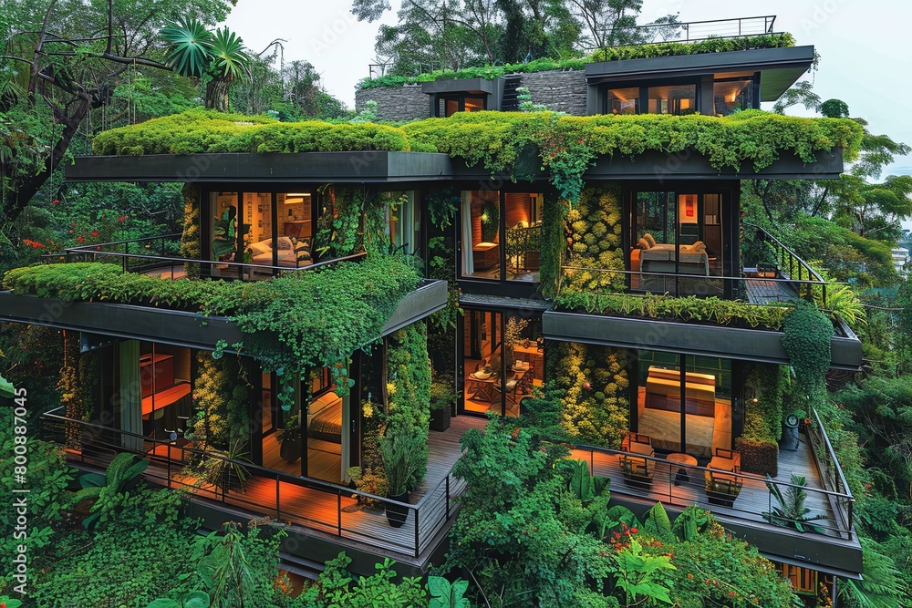 Mayan Pyramids: Modular Housing Complex with Vertical Gardens and ...