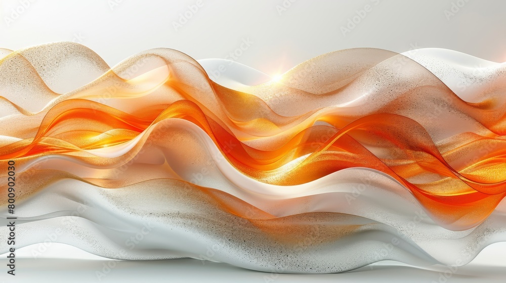 Modern illustration with abstract gold line pattern. Modern simple ...