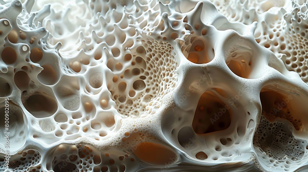 Depict the structure and function of different types of bone tissue ...