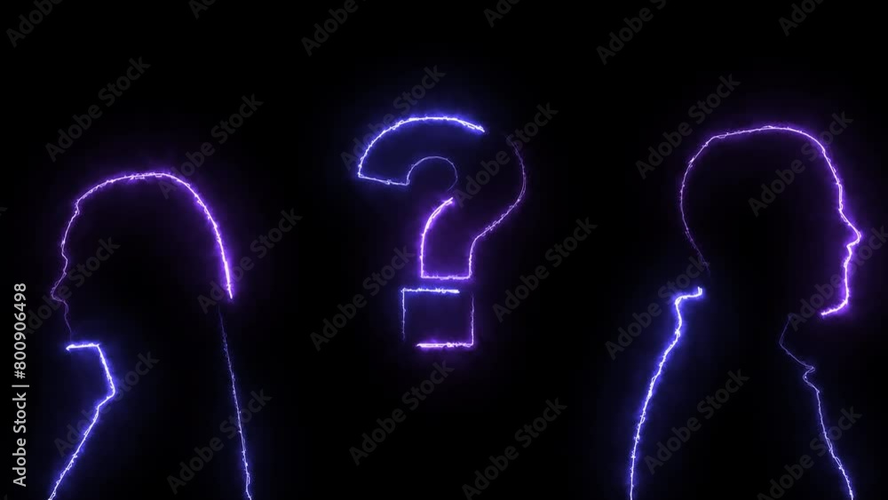 Question Mark Motion Element transparent background animation .This ...