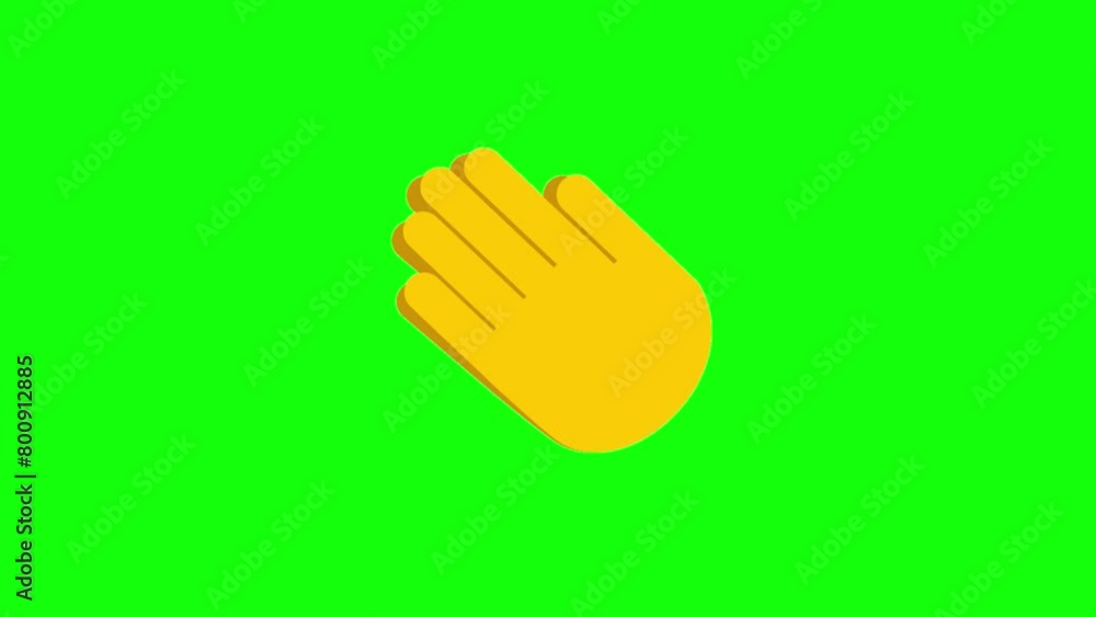clapping hands animation on green screen background Stock ビデオ | Adobe Stock