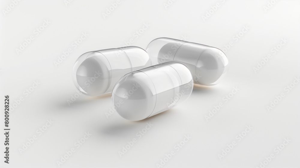 3D icons depict drug safety on white. Pharmacovigilance symbolizes ...