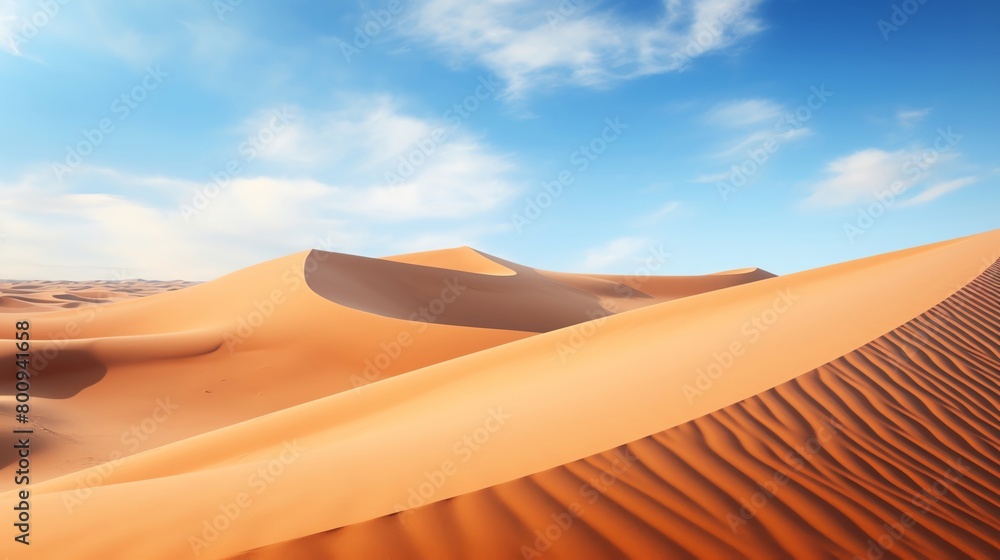 Evocative photo capturing the vastness and solitude of the Sahara ...