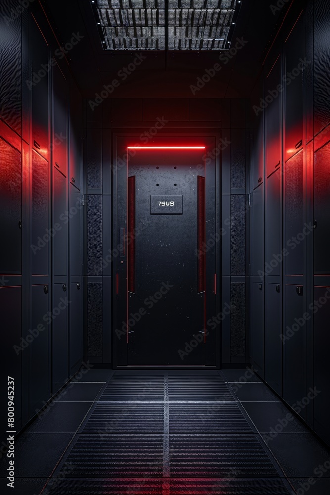 Access Cloud environment via a secure entry portal with biometric data ...