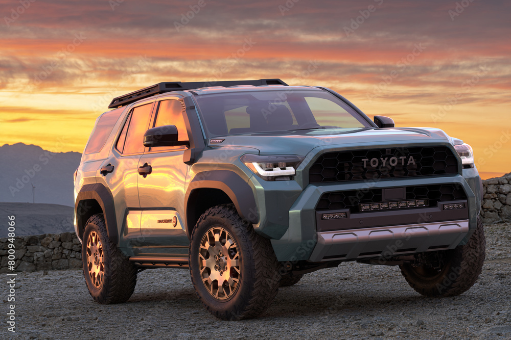 2025 Toyota 4Runner Trailhunter: the Overlanding SUV Stock Photo ...