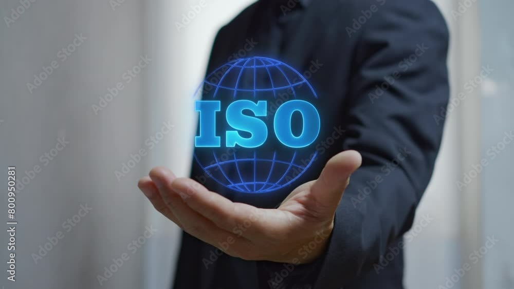 ISO icon. International Organization for Standardization sign and ...