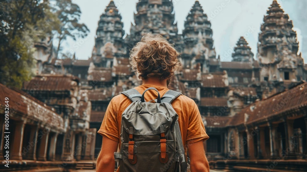 Person traveling and experiencing new cultures, Learning through ...