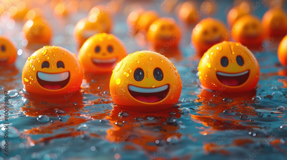 Circle face vector emoji. Large collection of emoticons. Funny ...