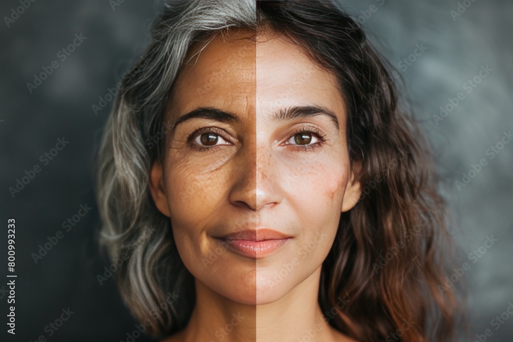 Wrinkle treatment for aged skin combines anti-wrinkle care and ...