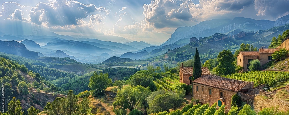 Experience stunning vineyard landscapes in the Priorat wine region ...